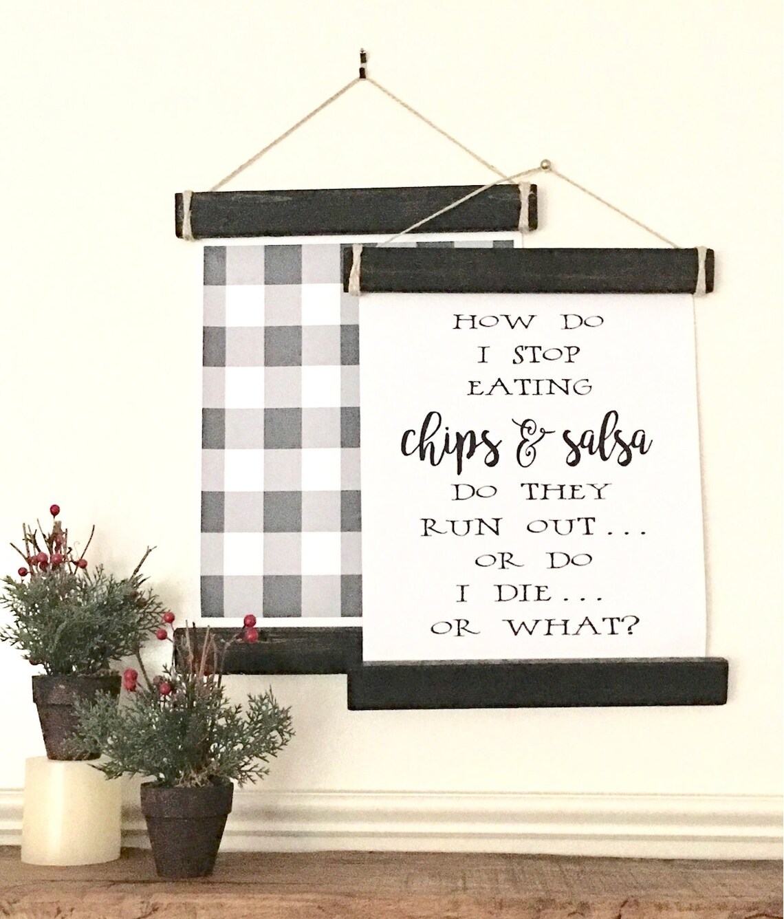 Chips and Salsa Chips and Salsa Sign Farmhouse Sign How Do - Etsy