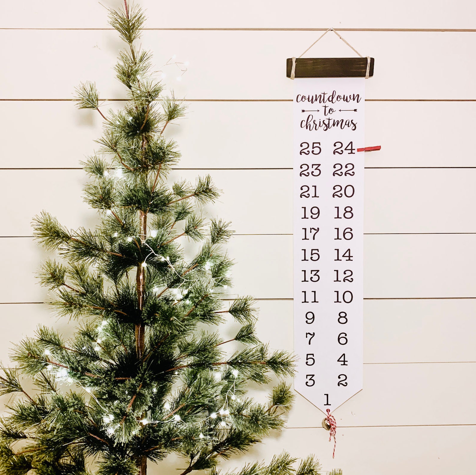 Christmas Advent Countdown to Christmas Christmas Countdown - Etsy