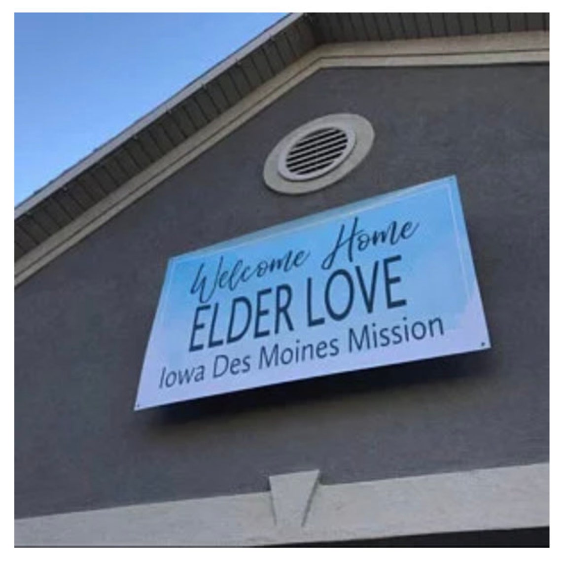 Missionary Welcome Home Banner 8, LDS Missionary Banner, Missionary ...