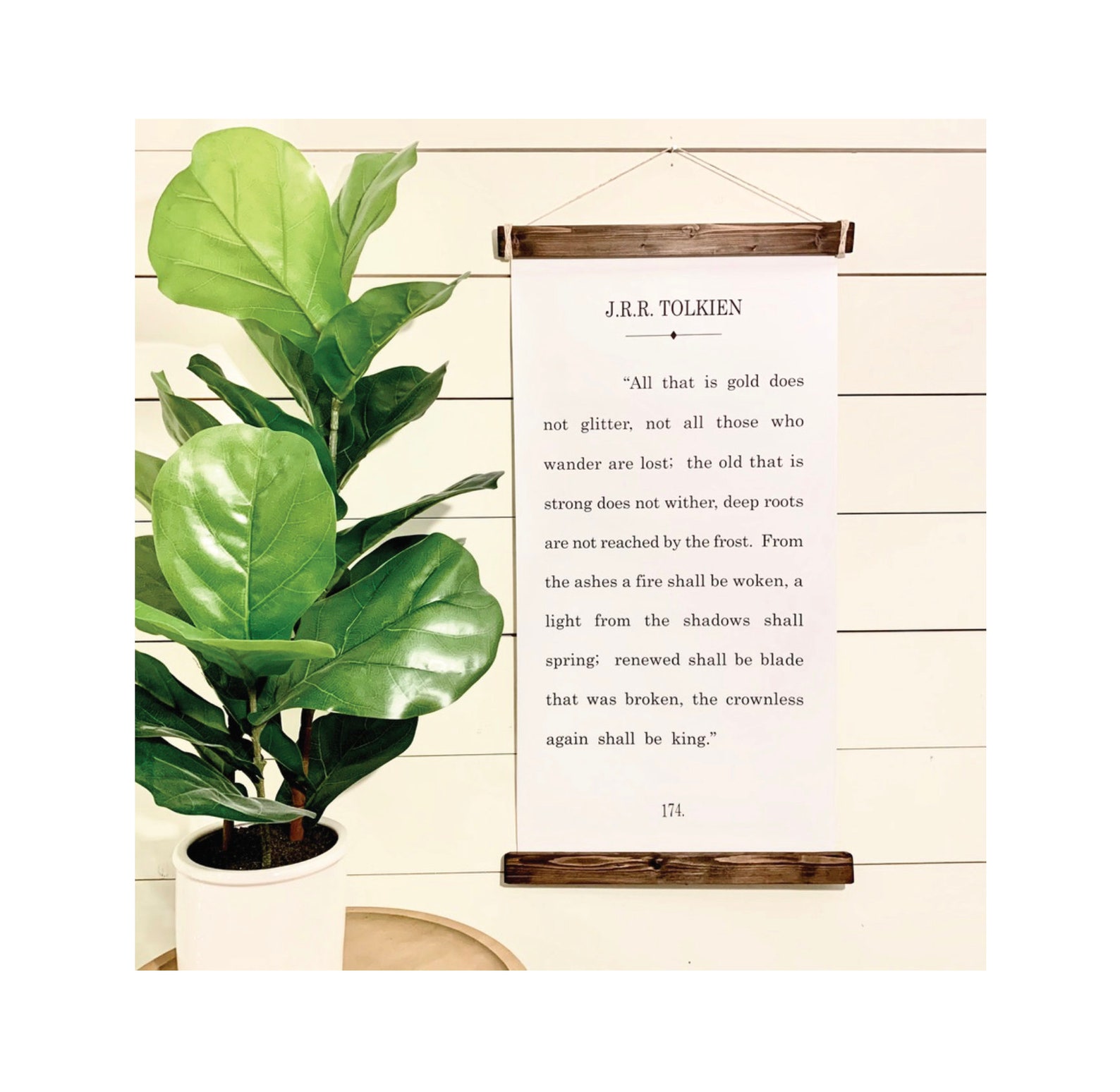 JRR Tolkien Not All Who Wander Are Lost Lord of the Rings - Etsy