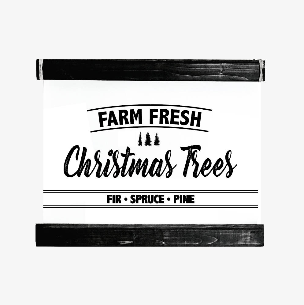 Farm Fresh Christmas Trees Christmas Farmhouse Art Farmhouse - Etsy