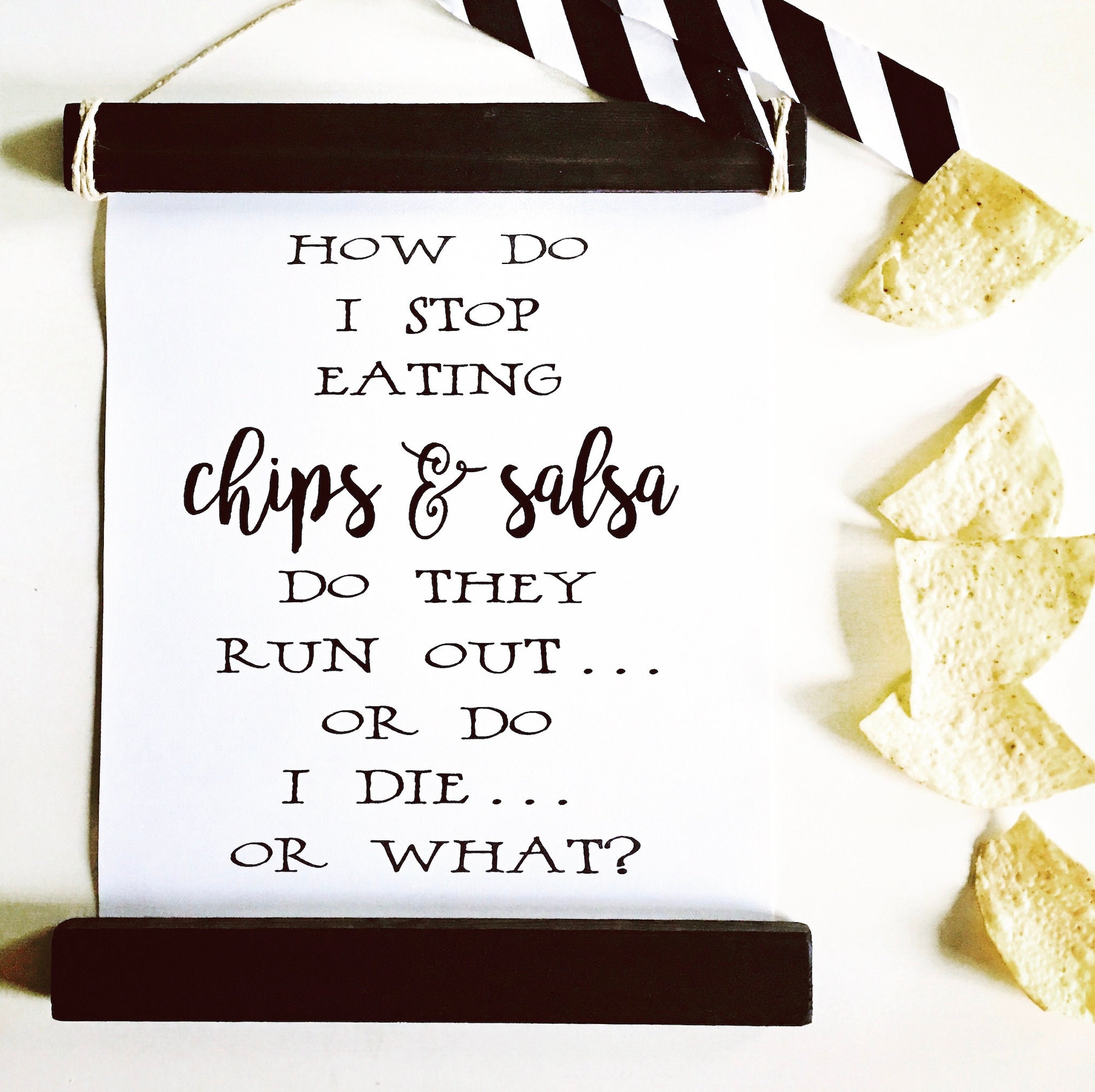 Chips and Salsa Chips and Salsa Sign Farmhouse Sign How Do - Etsy
