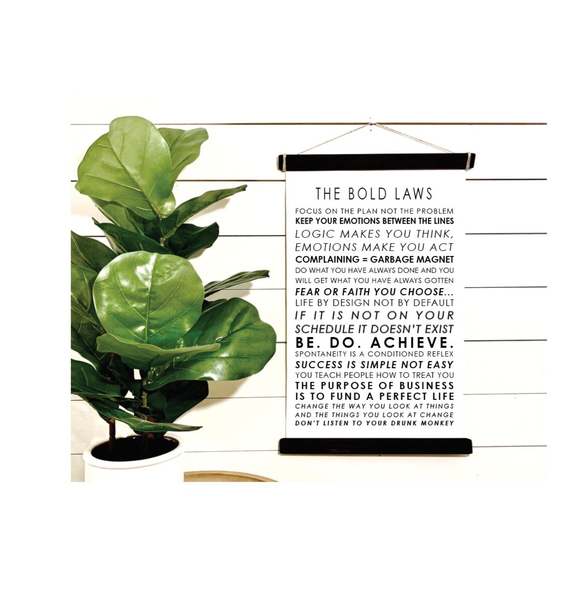 BOLD Laws to Live By, Keller Williams Sign, Realtor Sign, Keller ...