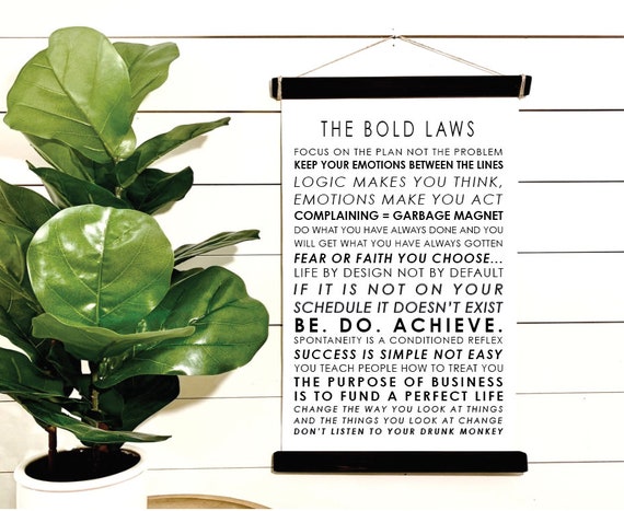 BOLD Laws to Live By Keller Williams Sign Realtor Sign | Etsy