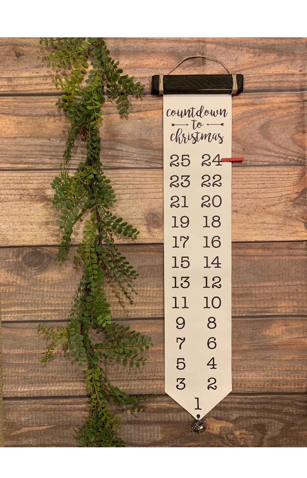 Christmas Advent Countdown to Christmas Christmas Countdown - Etsy