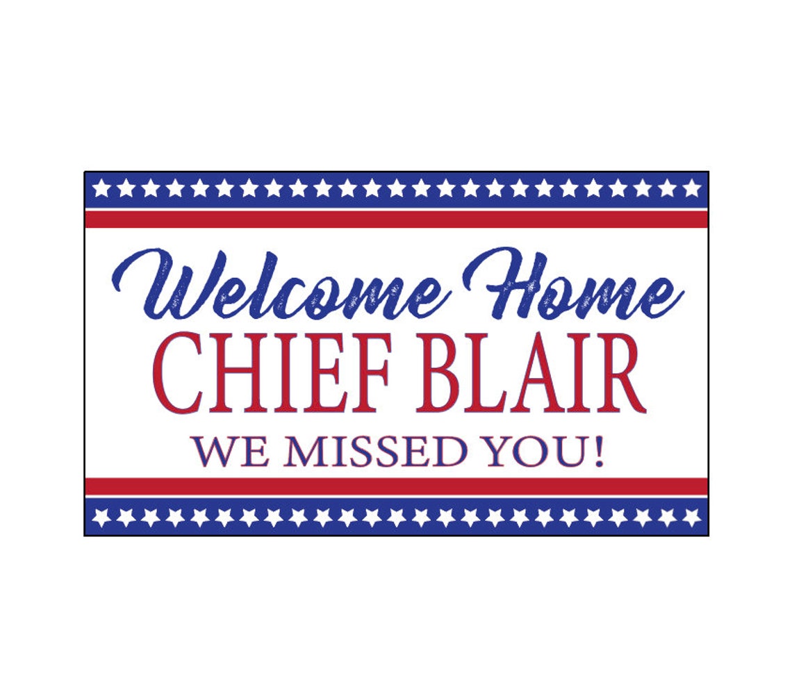 Military Welcome Home Sign Military Welcome Home Banner | Etsy