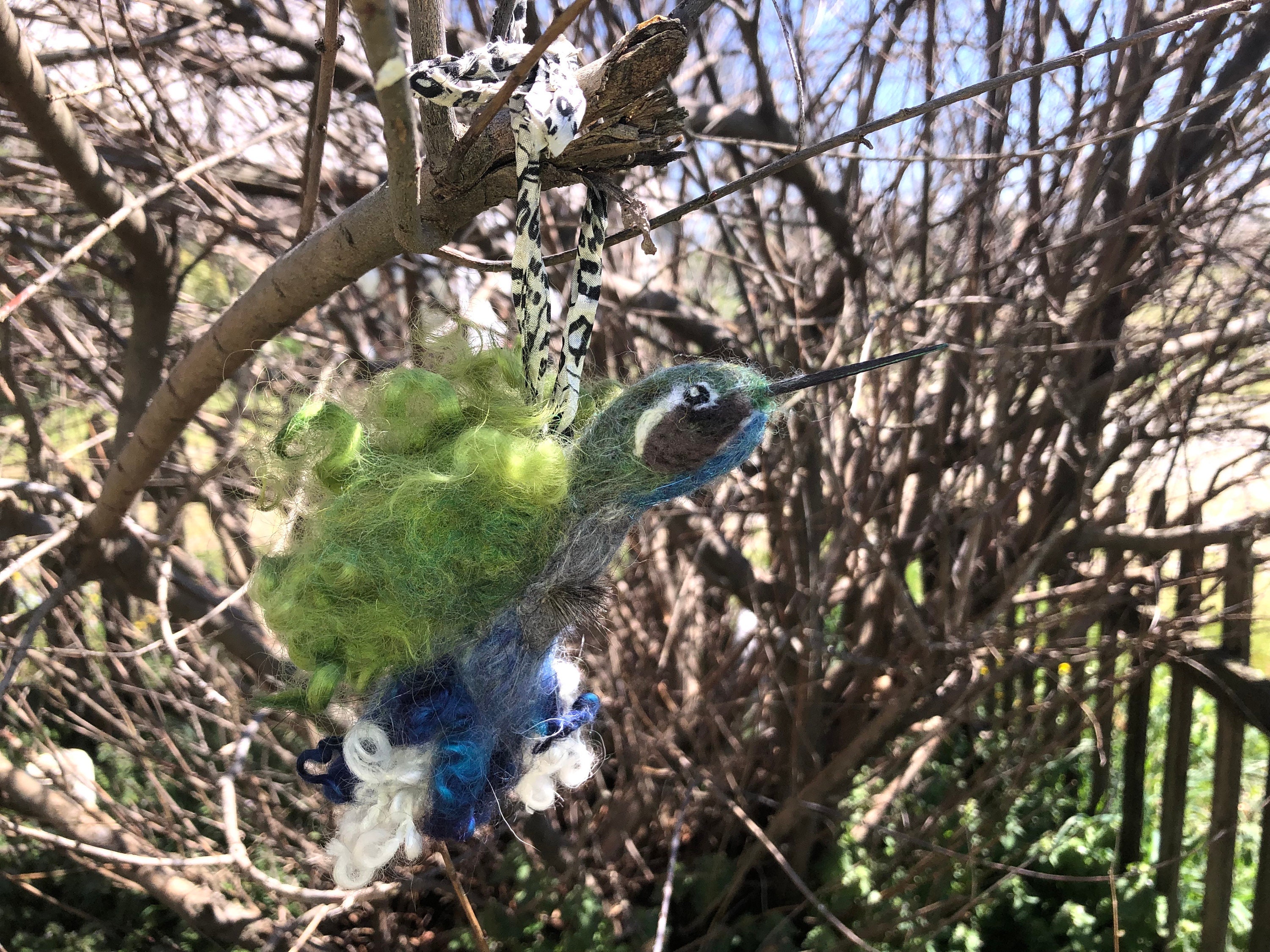 Needle Felted Hummingbird, Made to Order - Etsy