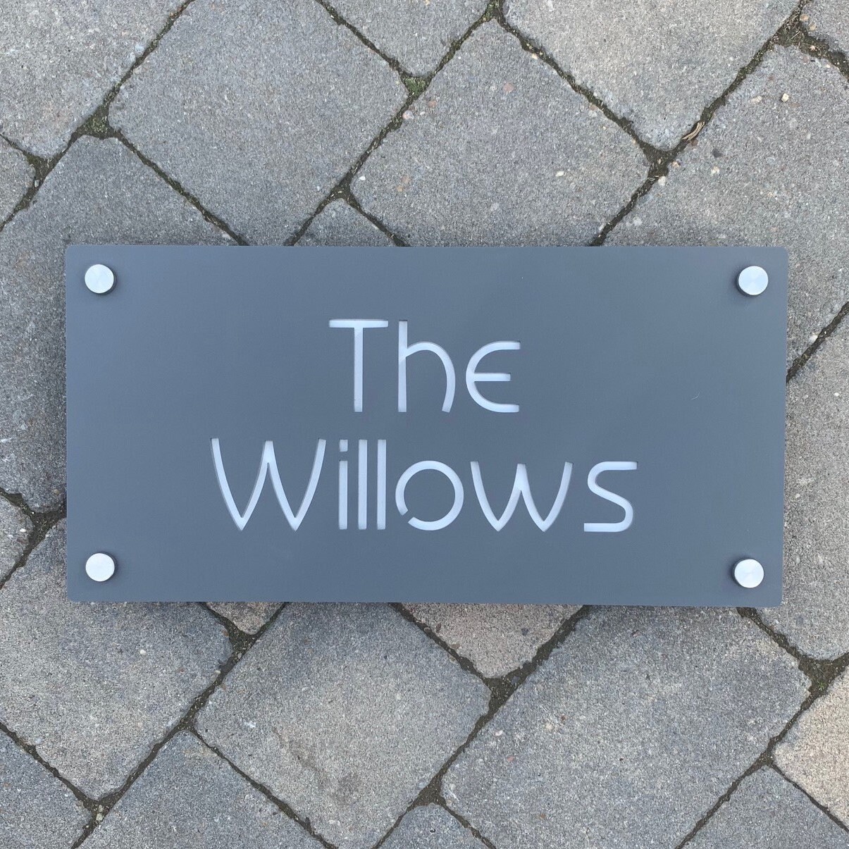 Extra Large Modern House Name or Number Sign 60 X 30 Cm Modern | Etsy UK