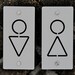 Laser Cut Male/female Restroom Sign: Modern Acrylic Plaque (100mm X ...