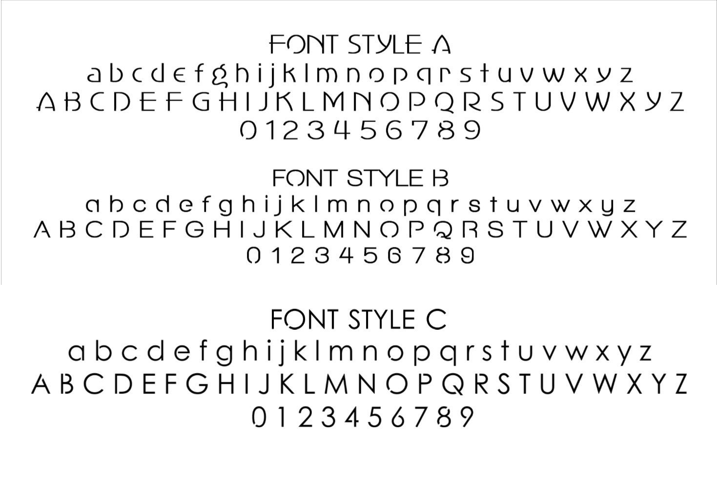 Modern House Number Door Sign Landscape 40cm X 20cm Original | Etsy UK