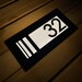 NEW Illuminated Modern House Number Sign With Low Voltage LED 30 X 15 ...