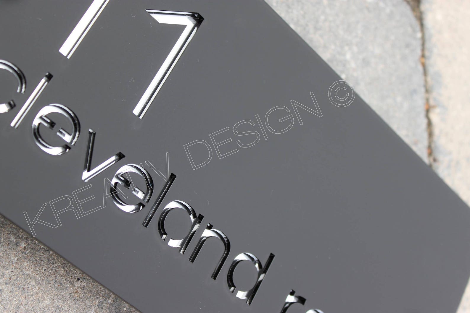 Modern House or Door Sign Rectangle 30 X 15cm Original and - Etsy