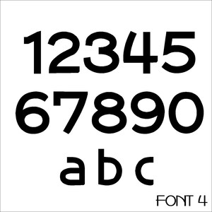 Cool Modern 3D Stand Out House Number Door Sign Laser Cut Matte Acrylic ...