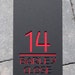 Rectangle House Number Door Sign, Portrait Laser Cut Bespoke/customised ...