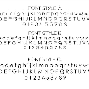 Contemporary House Number Door Sign. Square 30cm X 30cm Plaque ...