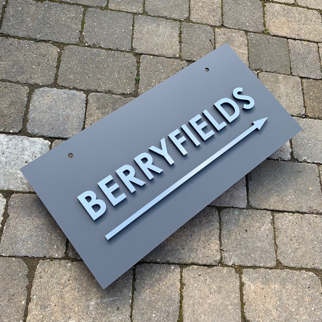 Extra Large 3D Hanging Swing Sign for Homes and Businesses. 60 X 30 Cm ...