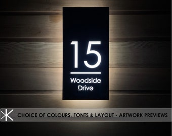 Led House Number - Etsy