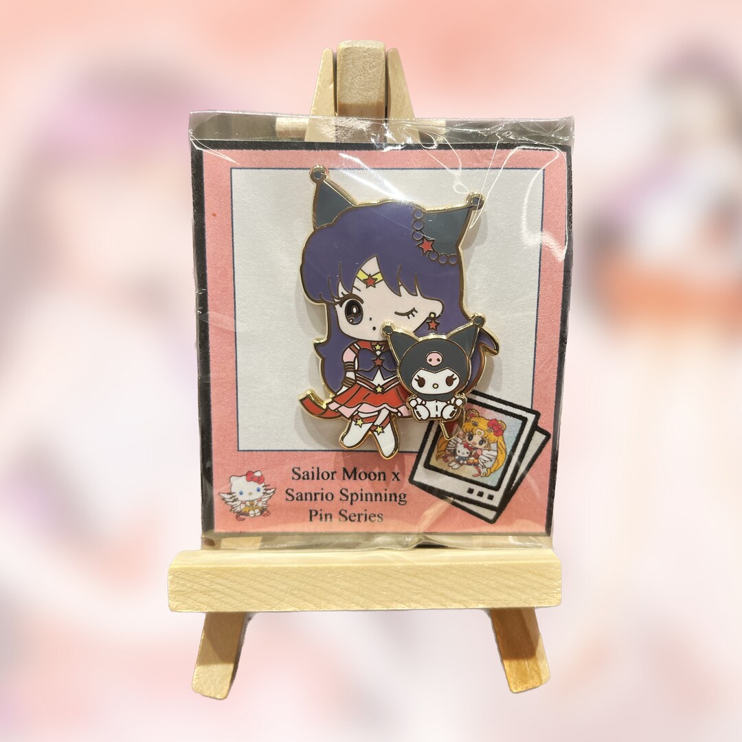 Sailor Mars X Kuromi Special Edition Collaboration Spinning Hard Enamel ...