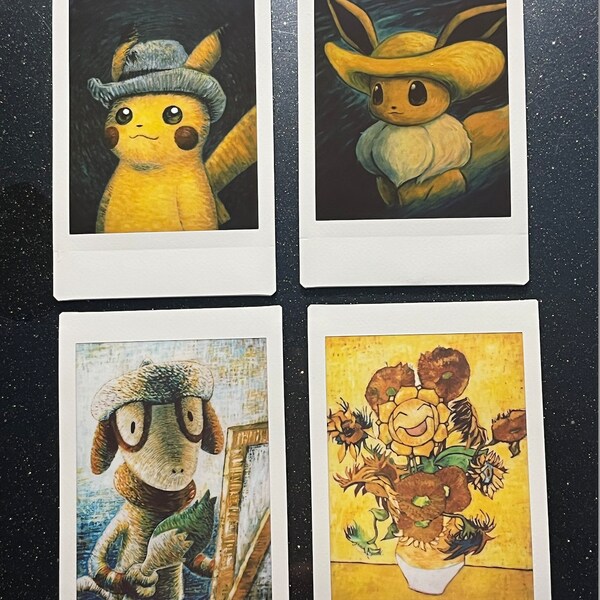 Pikachu Van Gogh - Etsy