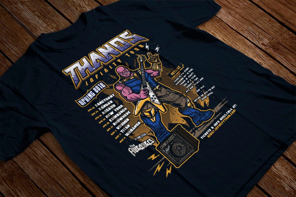 Infinity Tour T-shirt Unisex Women Kids Awesome Comic - Etsy