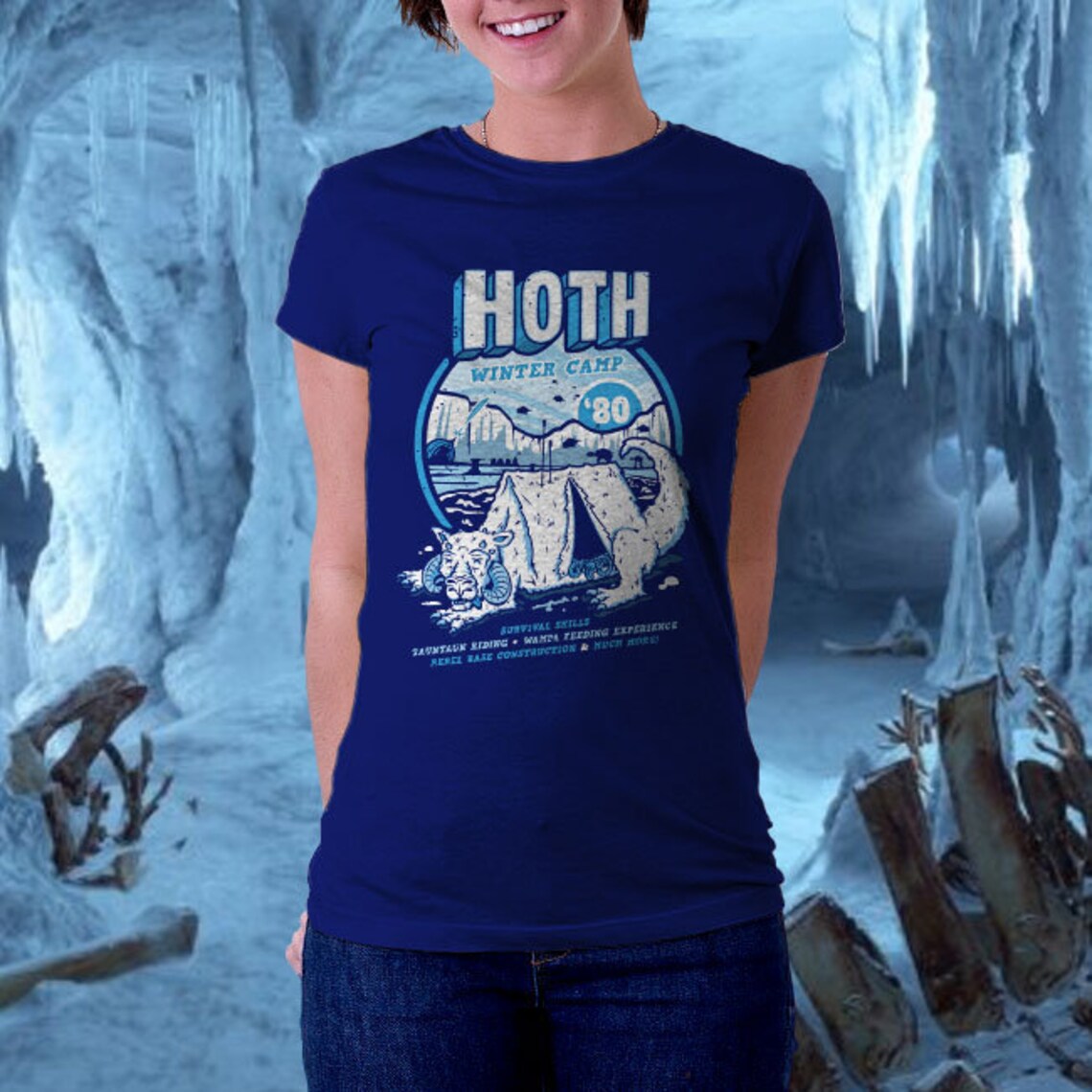 Hoth Winter Camp T-shirt Unisex Women Kids Awesome - Etsy