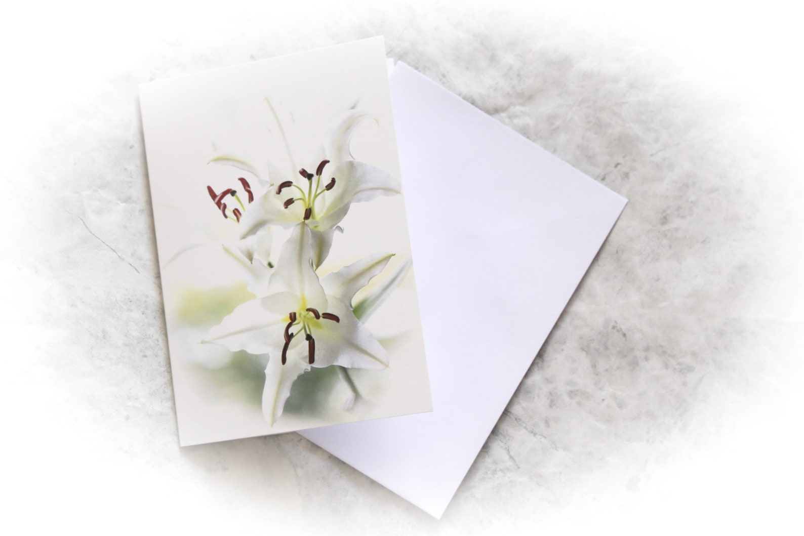 Easter Lily Card, Flower Photo Card, May Birthday Card, White Lily Card ...