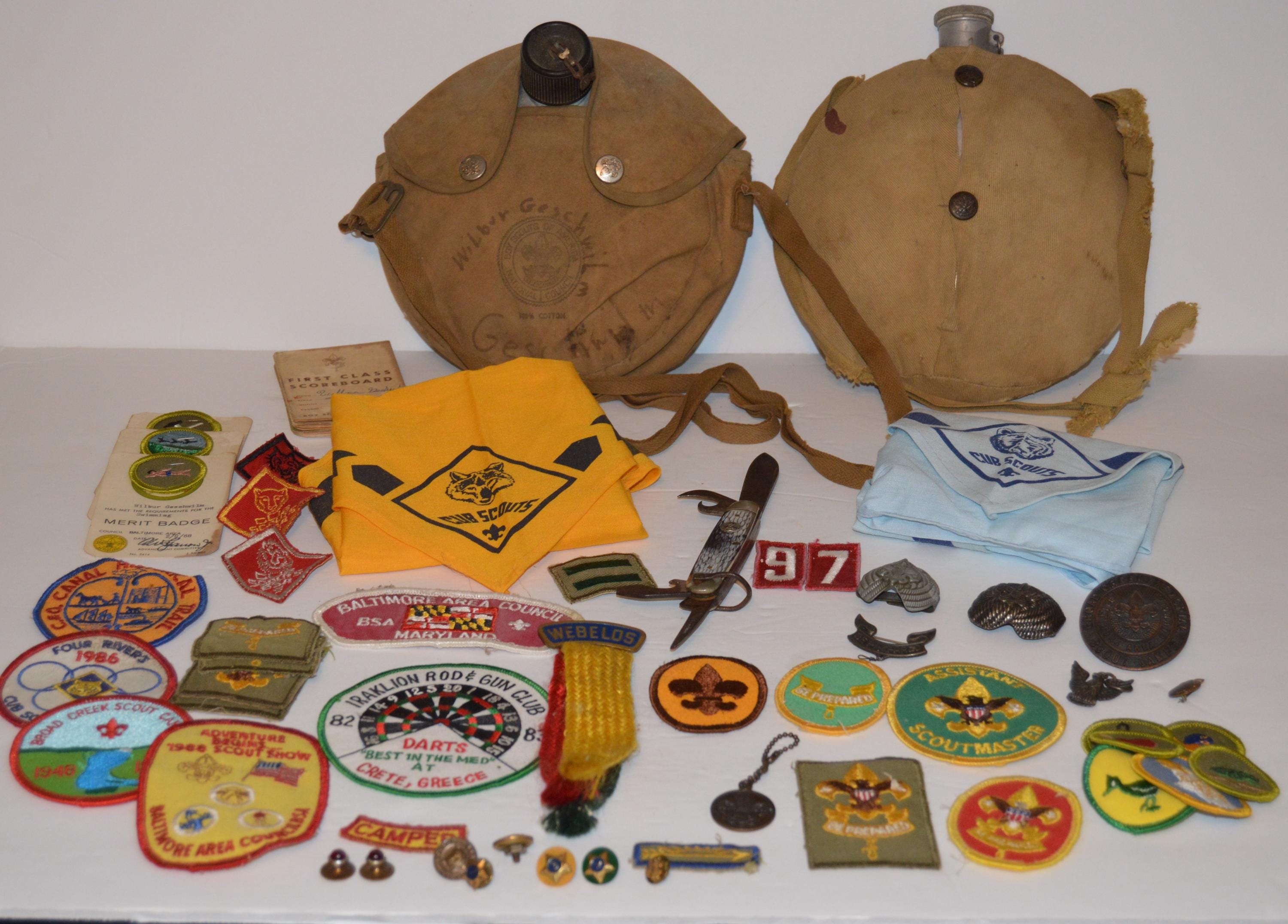 Vintage Boy Scout/cub Scout Memorabilia - Etsy
