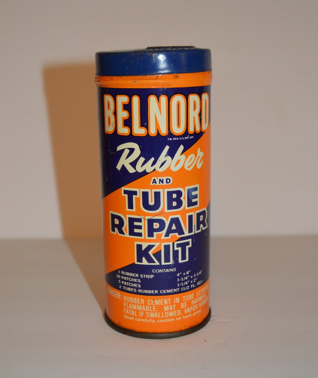 Vintage 1950's Belnord Rubber and Tube Tin Repair Kit - Etsy