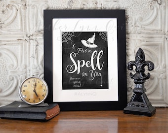 Hocus Pocus Cat Transformation Spell DIY Printable | Etsy