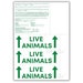 Live Animals Printable Stickers / Live Animals Stickers for Airline ...
