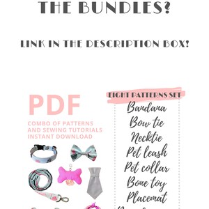 Cat Bow Tie Pattern / Pet Bow Pattern / Small Bow Tie Pattern / Bow ...