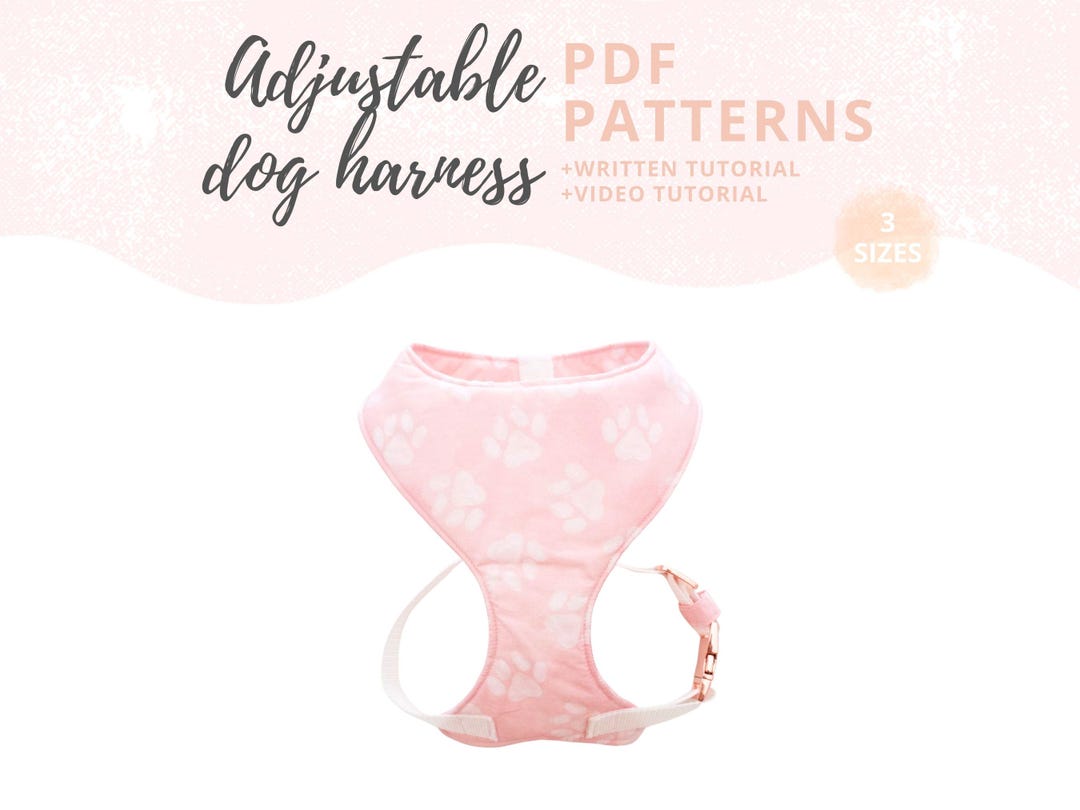 Dog Harness Pattern | Dog Clothes Patterns | Harness Pet PDF | Dog ...
