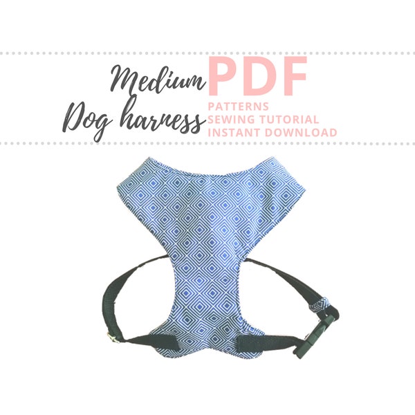 Dog Harness Sewing Pattern - Etsy