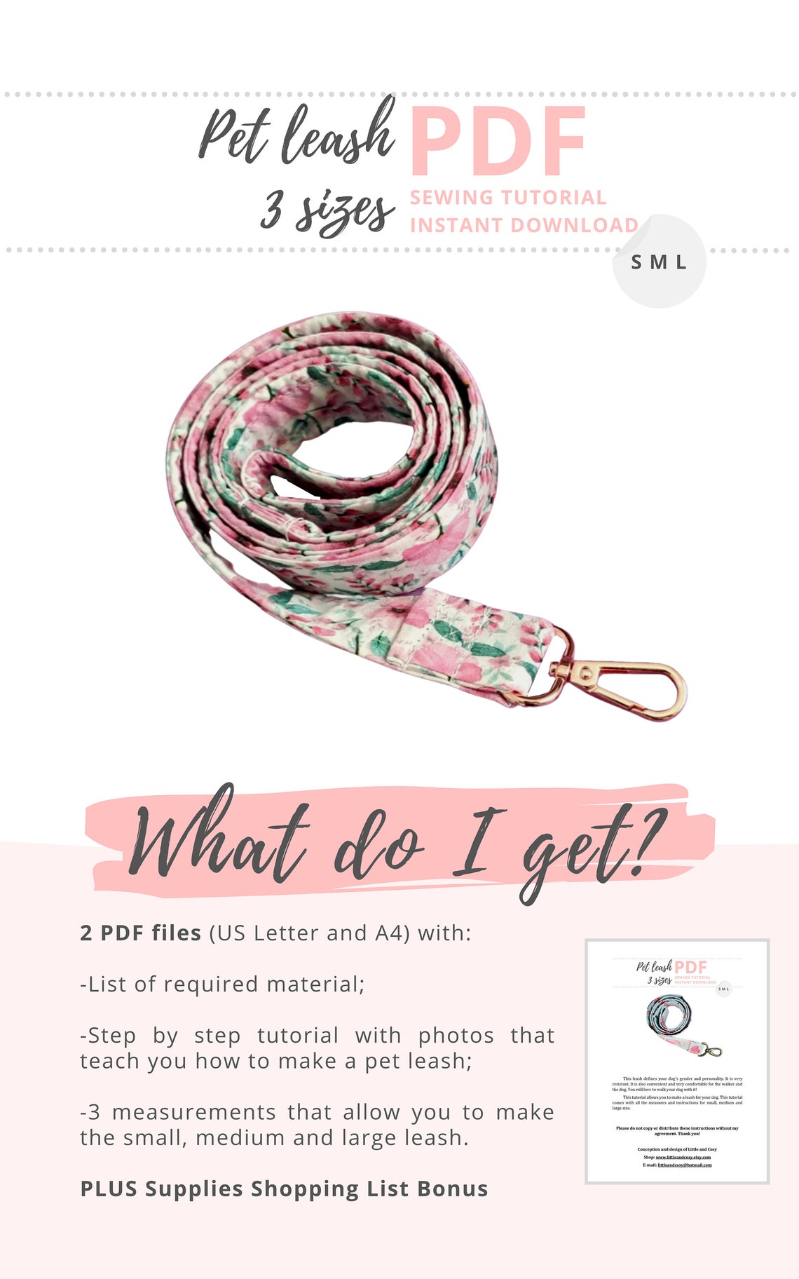 PDF Sewing Tutorials and Patterns of Dog Accessories: Pet | Etsy