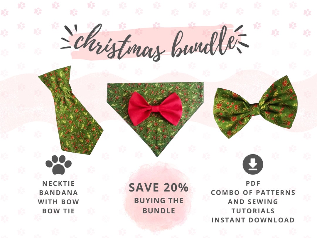 Christmas Sewing Patterns Bundle/ Sewing Tutorials and Patterns of Dog ...