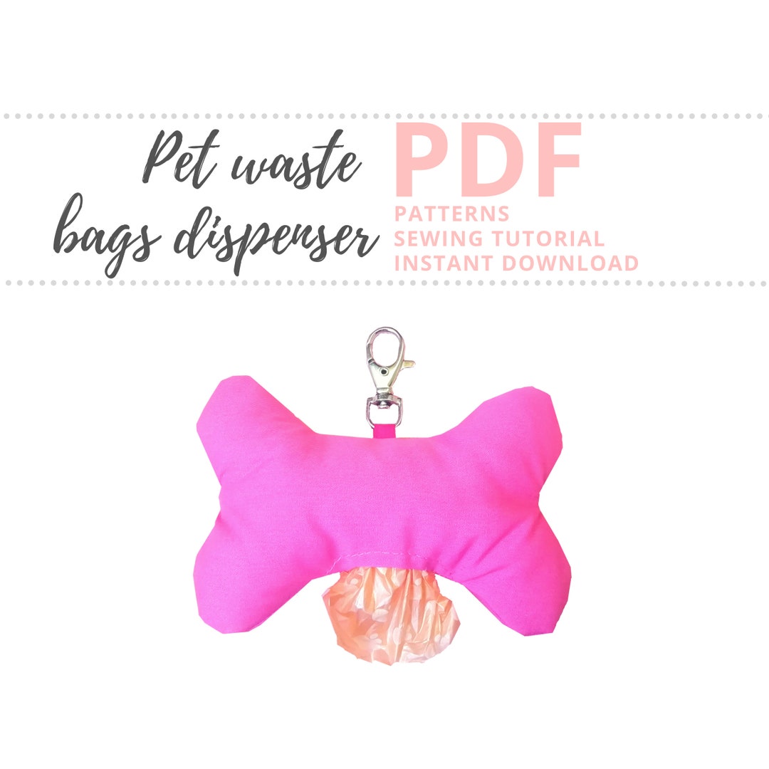 Dog Poo Bag Holder Pattern / Poop Bag Dispenser Pdf / Dog Waste ...