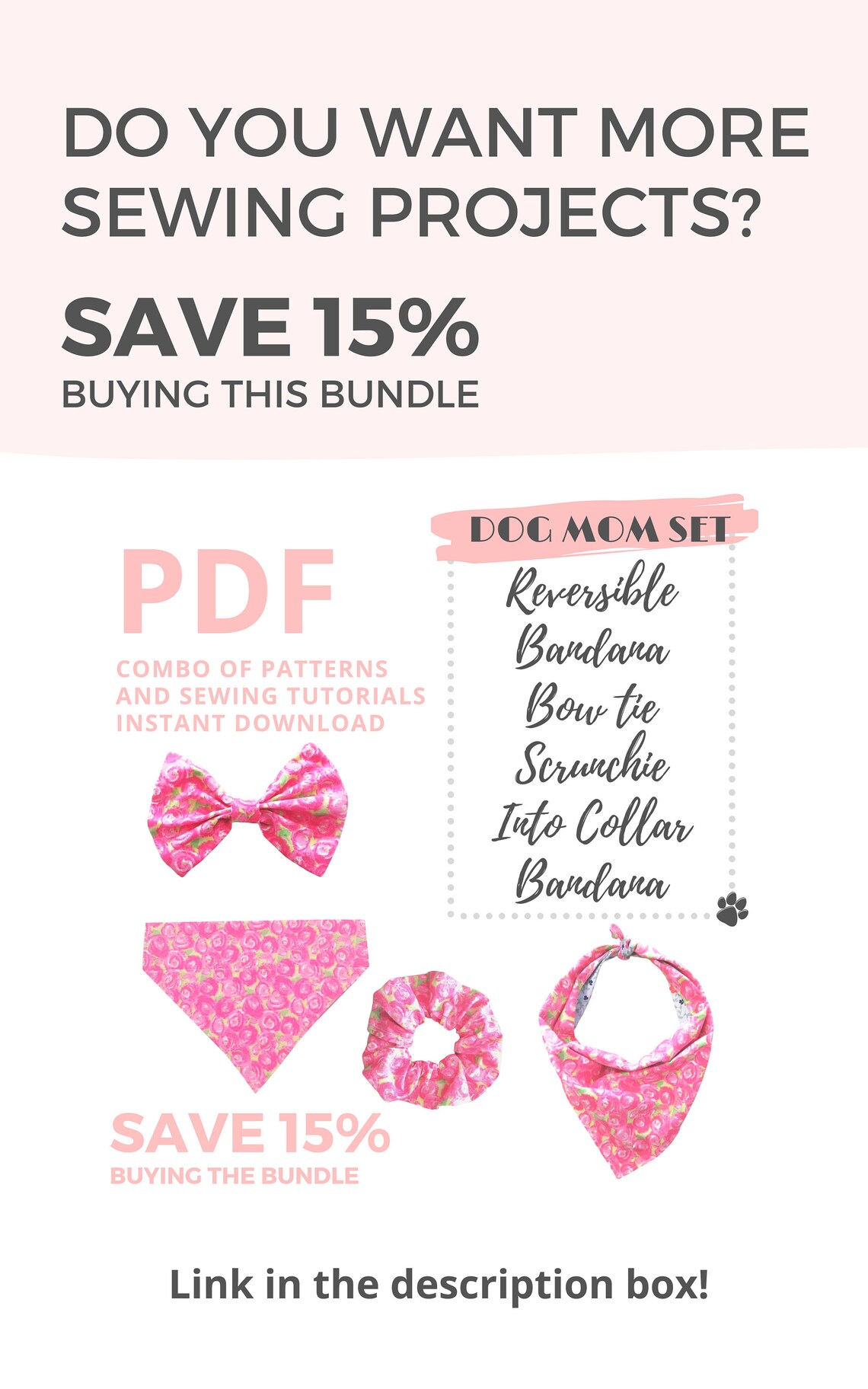 Scrunchie Sewing Pattern PDF / Easy Scrunchie Tutorial / | Etsy