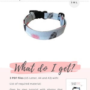Dog Bow Tie Pattern + Dog Collar and Leash Sewing Pattern / Dog Collar ...