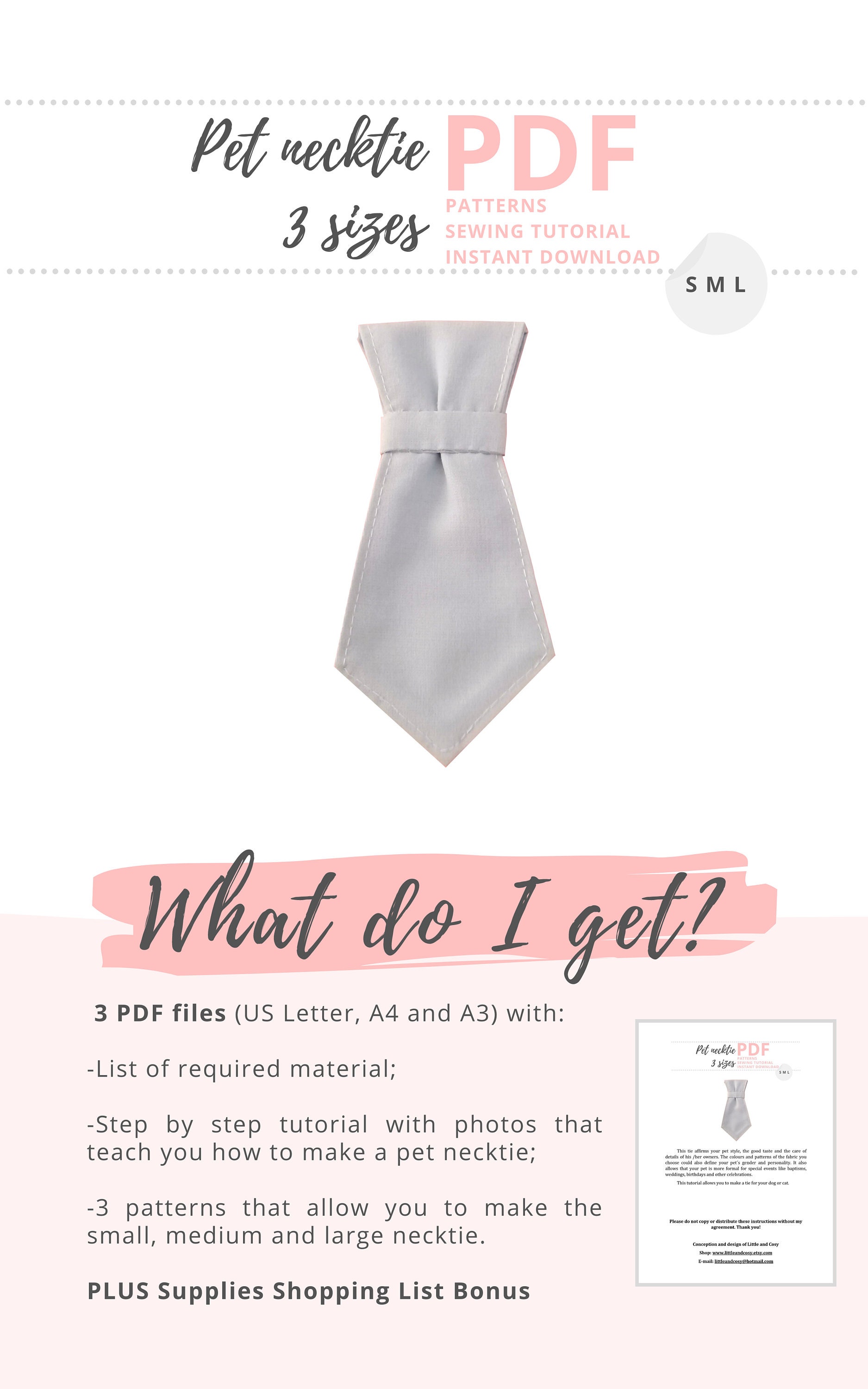 Dog Bow Tie and Neck Tie Pattern / Dog Bowtie Patterns / Dog - Etsy