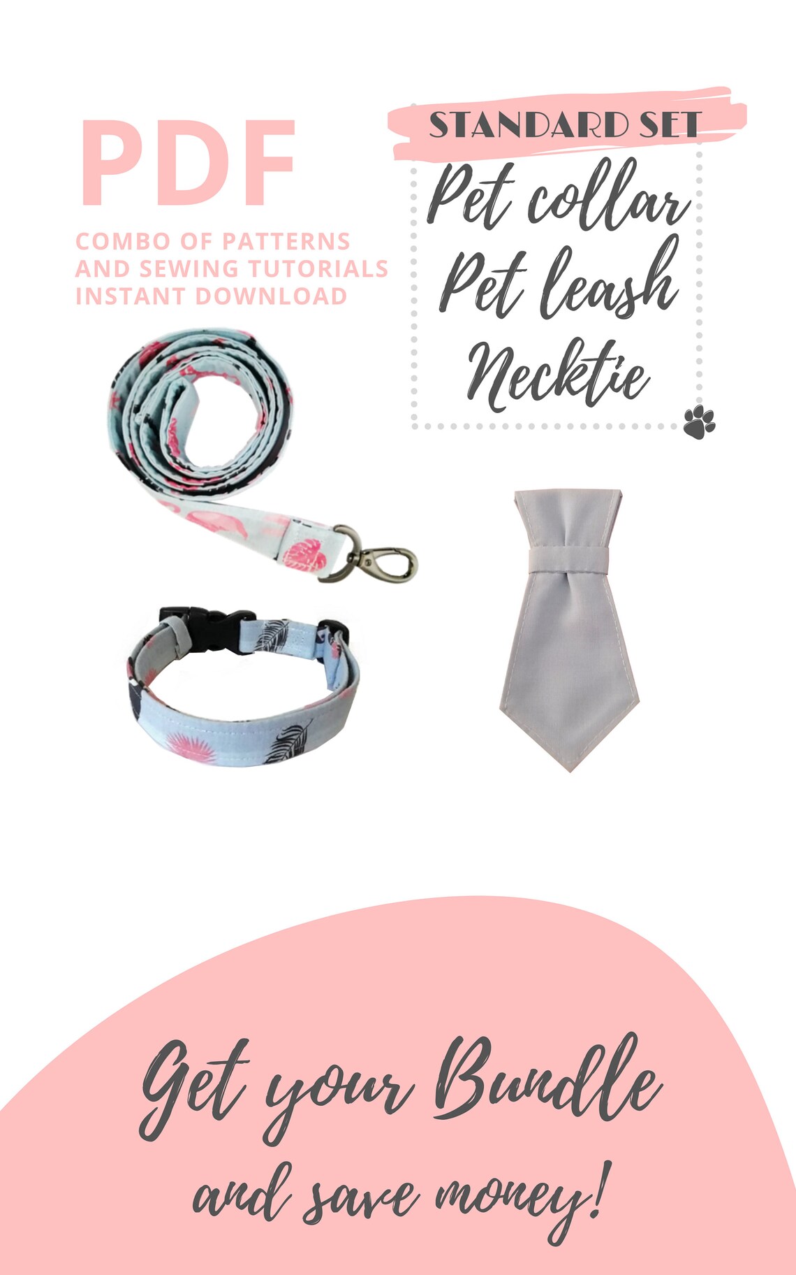 Adjustable dog collar Tutorial and Patterns / Pet collar DIY / | Etsy