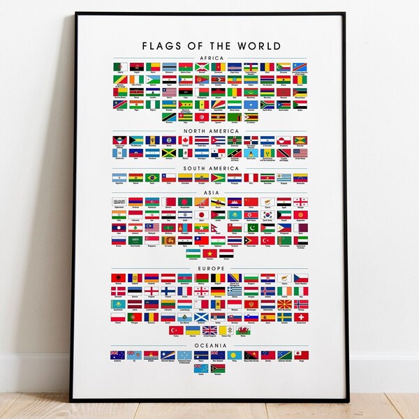 Stretched Canvas World Map Wall Art - Etsy