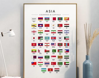 asia flags list