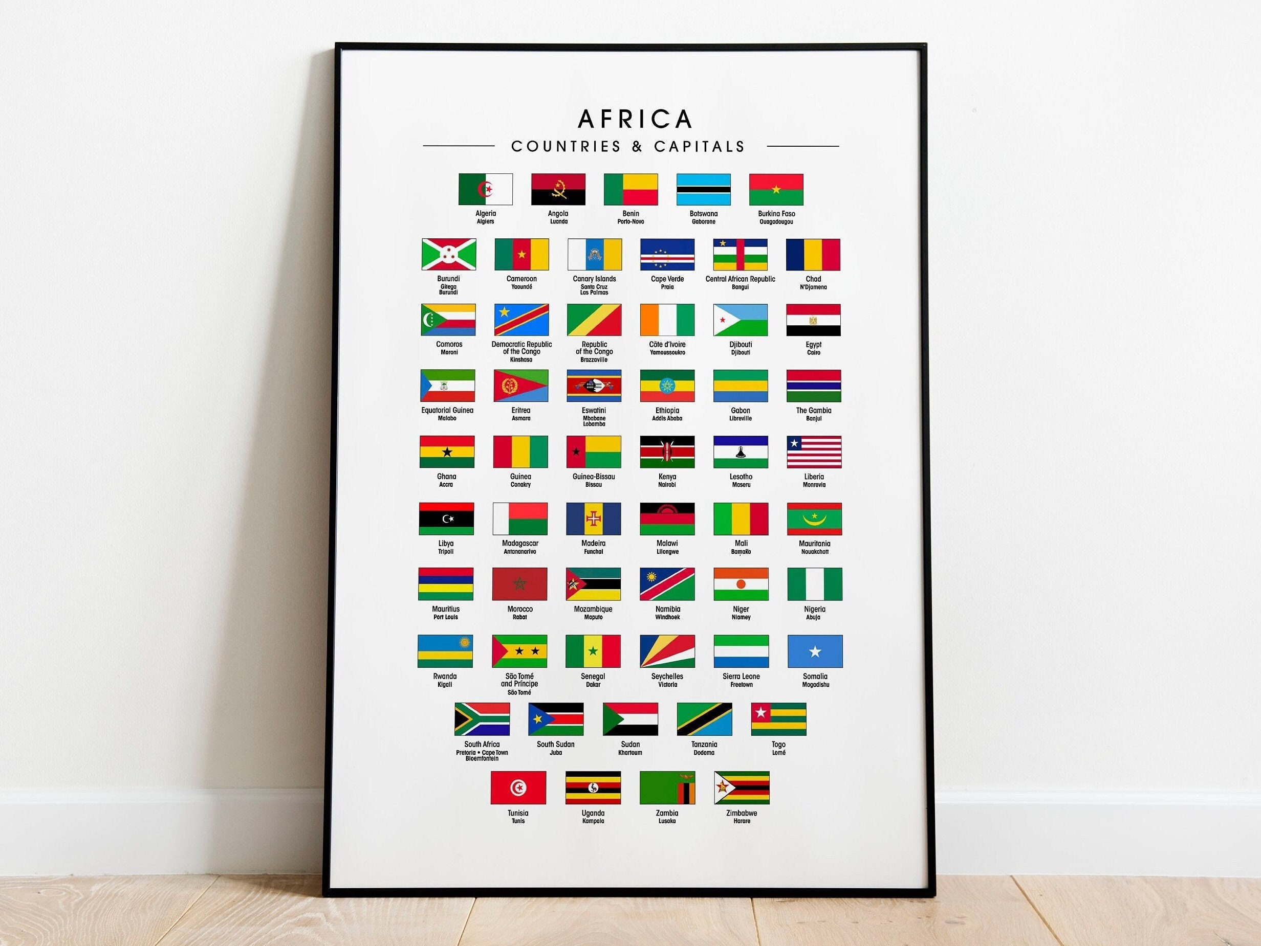 List Of African Countries And Capitals
