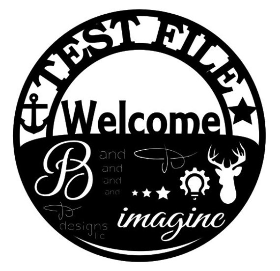 Test File for Your CNC Plasma or Laser Cutting Table | Etsy