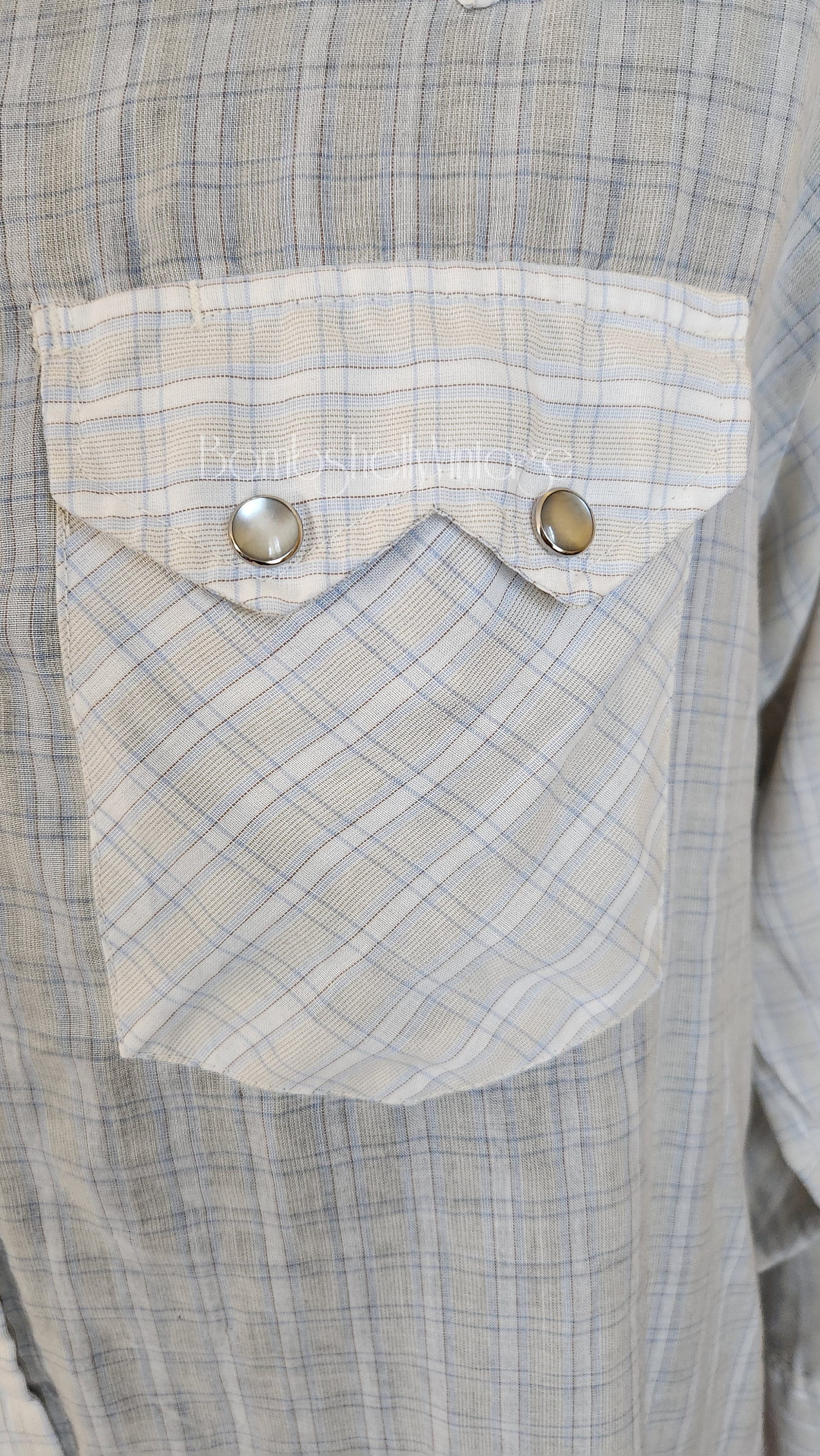 Vintage 70's Mens Dee Cee Brand Pale Plaid Western Shirt - Etsy