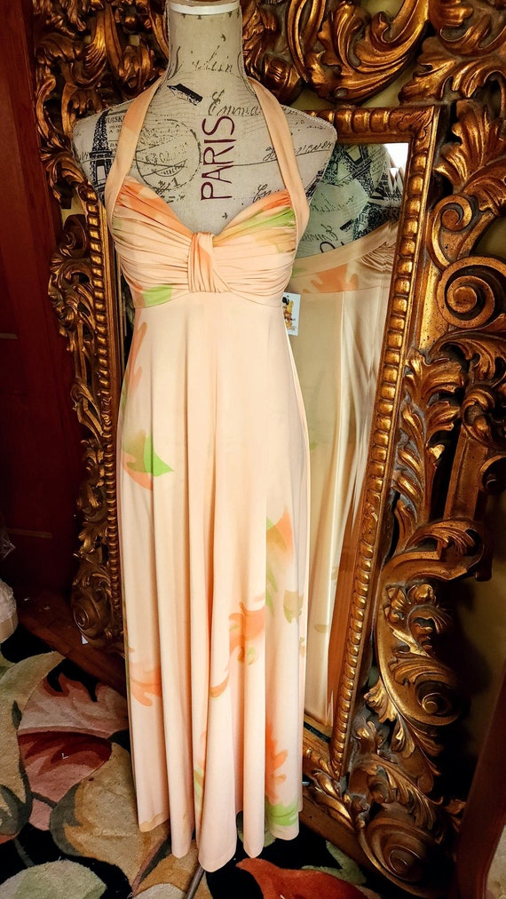 Peach Vintage Dress at Eileen Porras blog