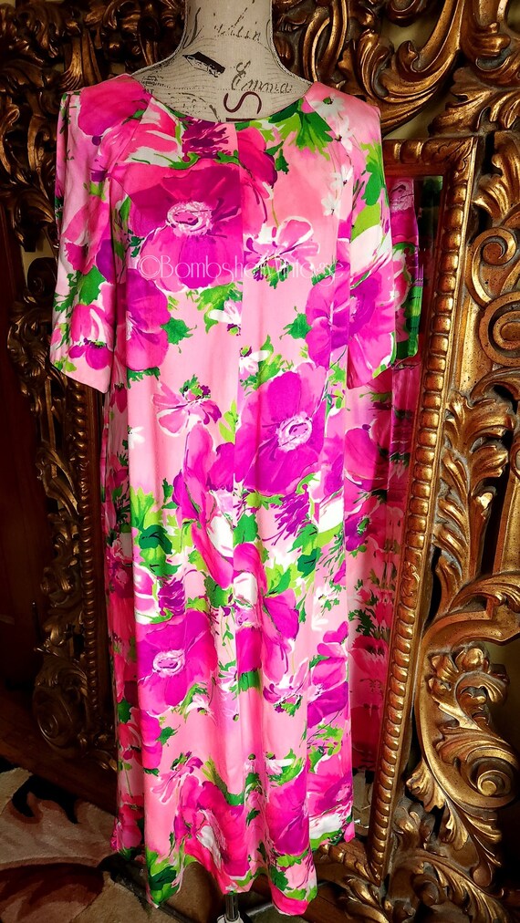 vintage 60s lauhala pink - Gem