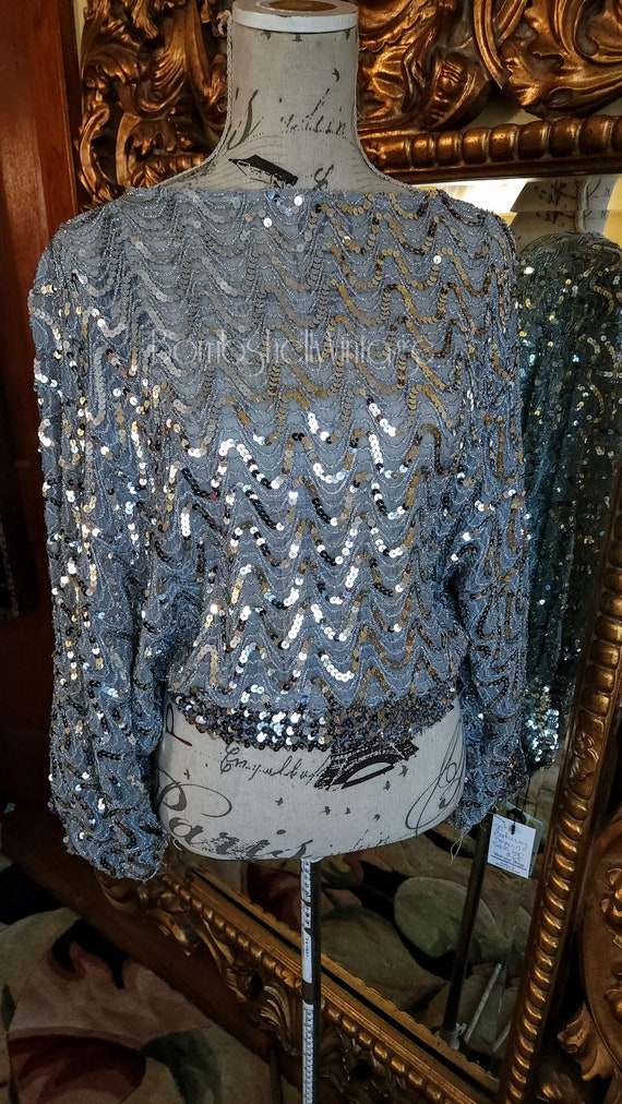 disco vintage sequin 1970s - Gem