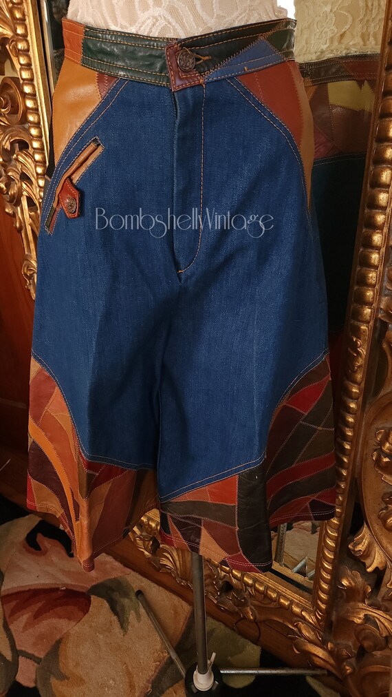 vintage 70s patchwork denim - Gem