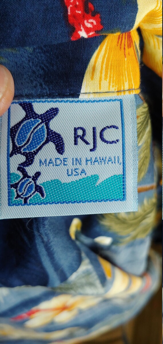 Vintage RJC Boys Hawaiian Hot Rod Shirt - Gem